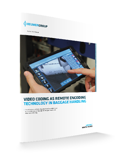 Video coding as remote encoding technology in baggage handling