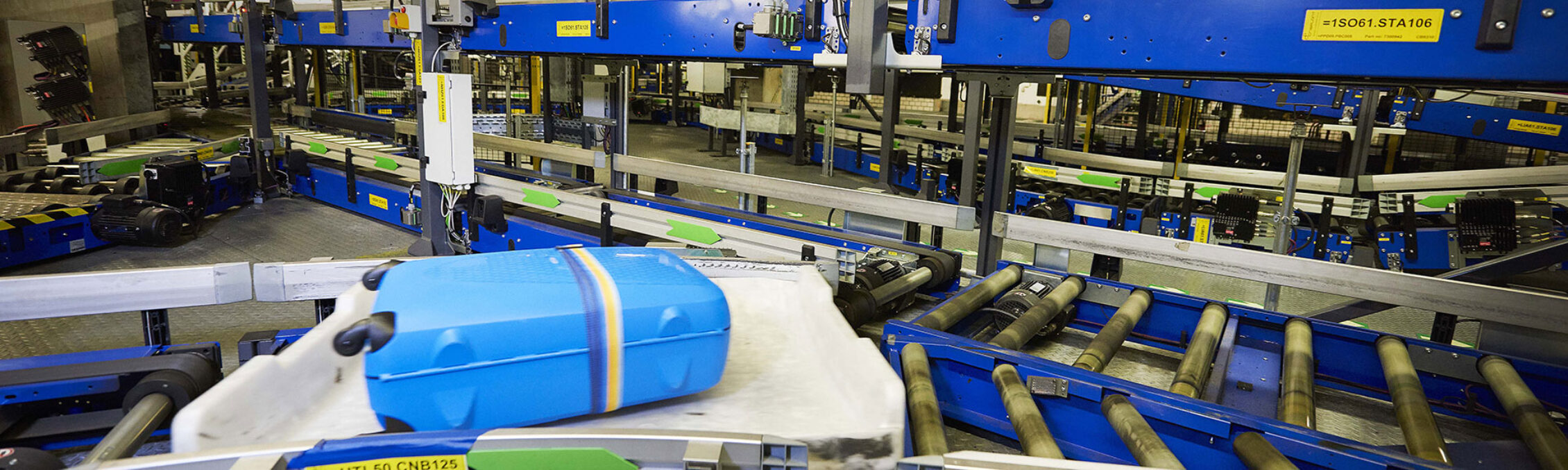 Beumer CrisBag® Gepäcktransportsystem auf Behälterbasis (ICS)