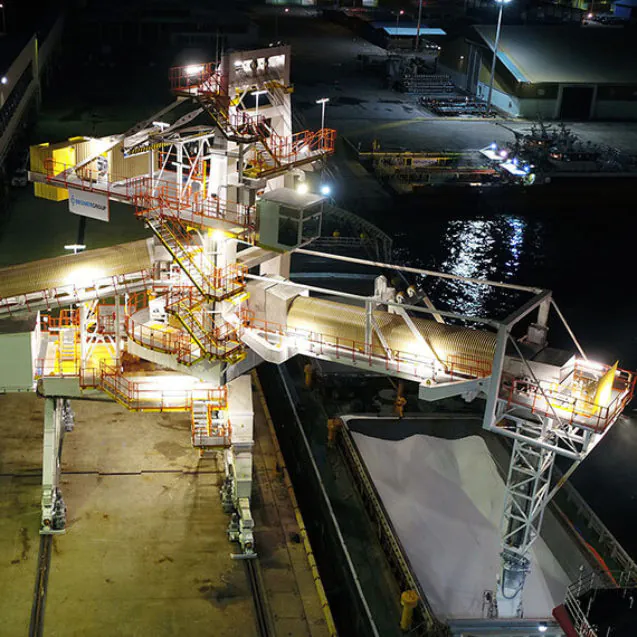 Ship Loaders for Bulk Material Handling | BEUMER & FAM