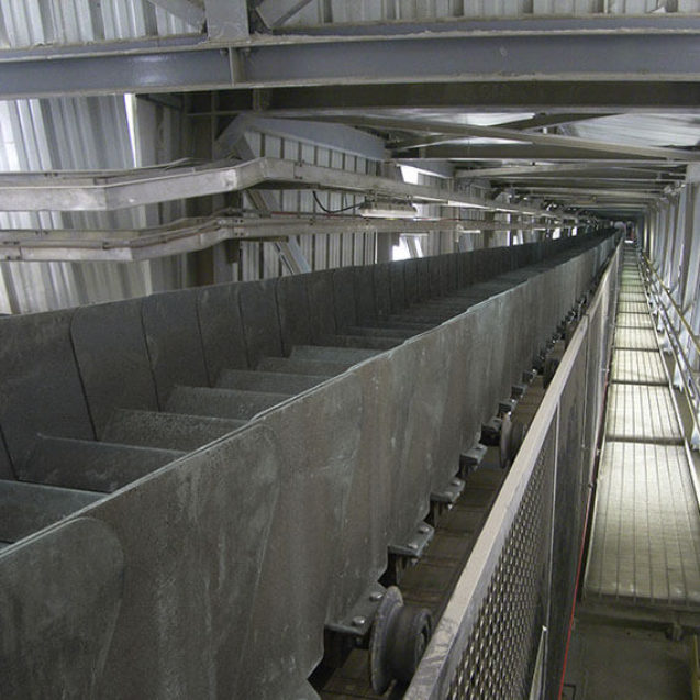 The U-shape Conveyor for Fine and Coarse Bulk Materials