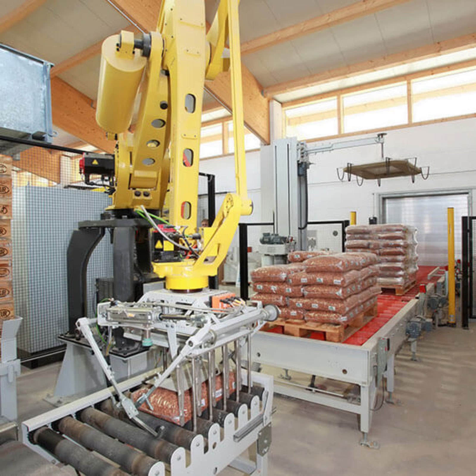 Robotic Palletising of Building Materials at Gandl - BEUMER Group