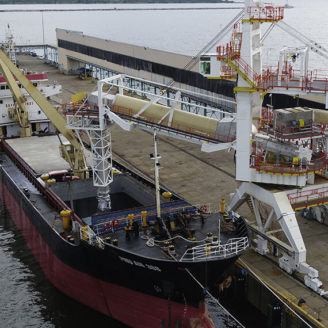 Ship Loaders for Bulk Material Handling | BEUMER & FAM