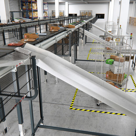 BG Sorter ET: Tilt-Tray Conveyor & Sortation Systems - Beumer