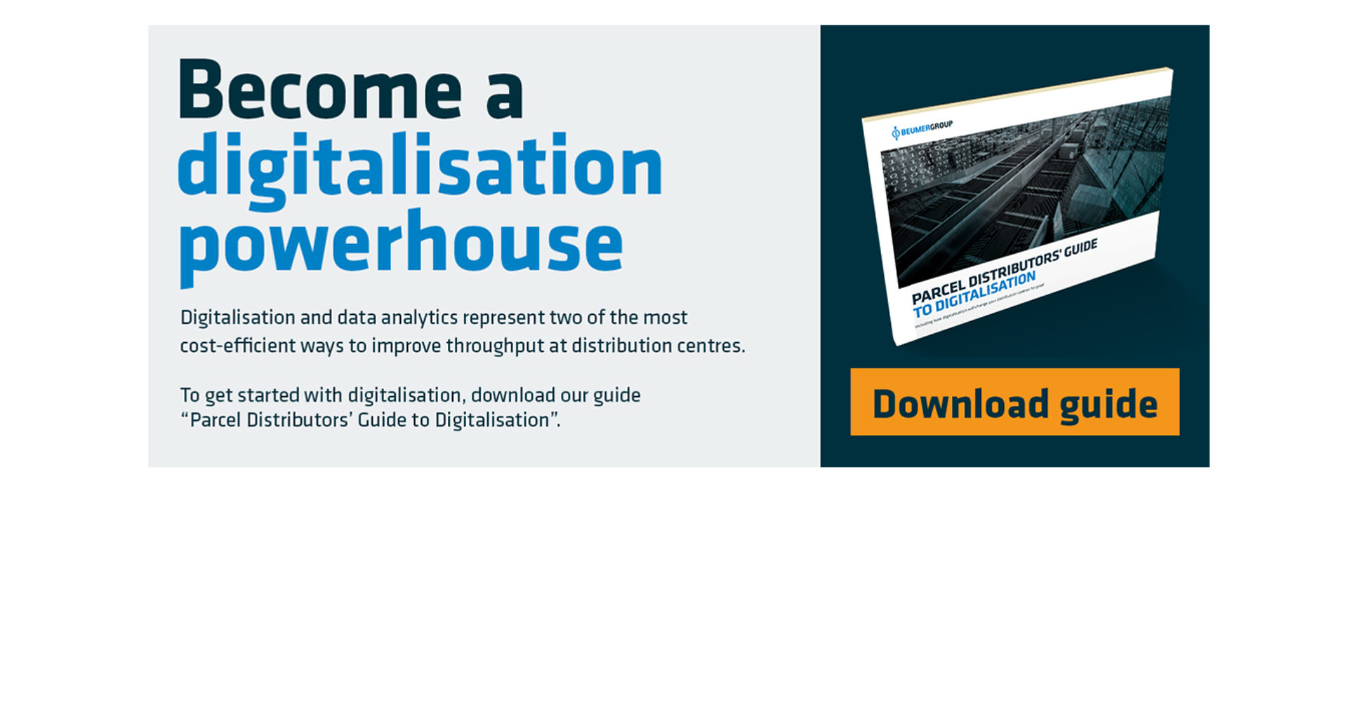 Transform Your Distribution Hub with Digitalisation
