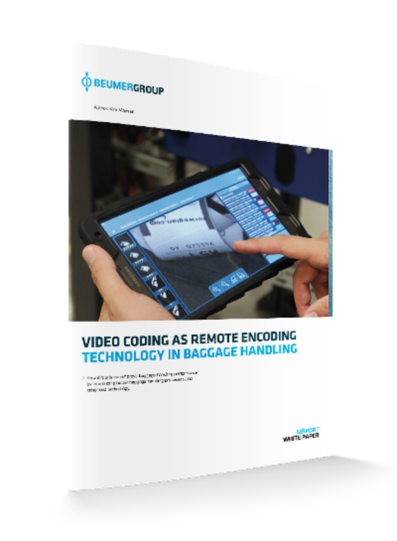 Video coding as remote encoding technology in baggage handling