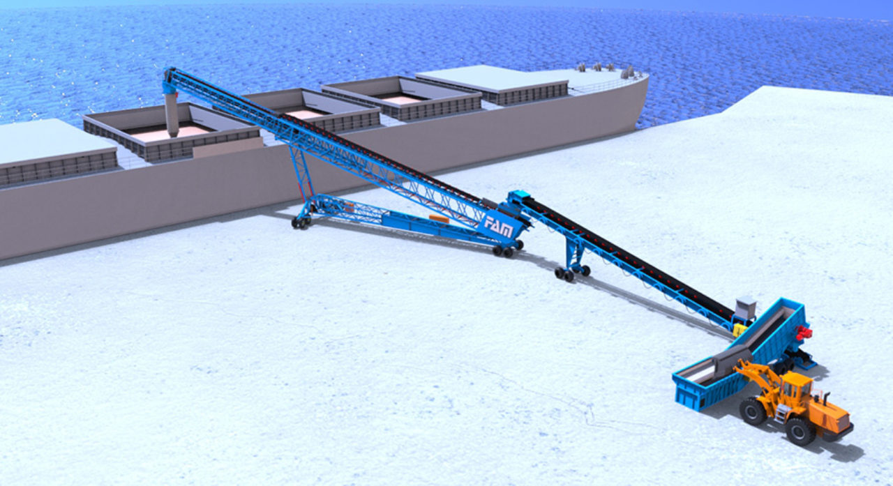 Ship Loaders for Bulk Material Handling | BEUMER & FAM
