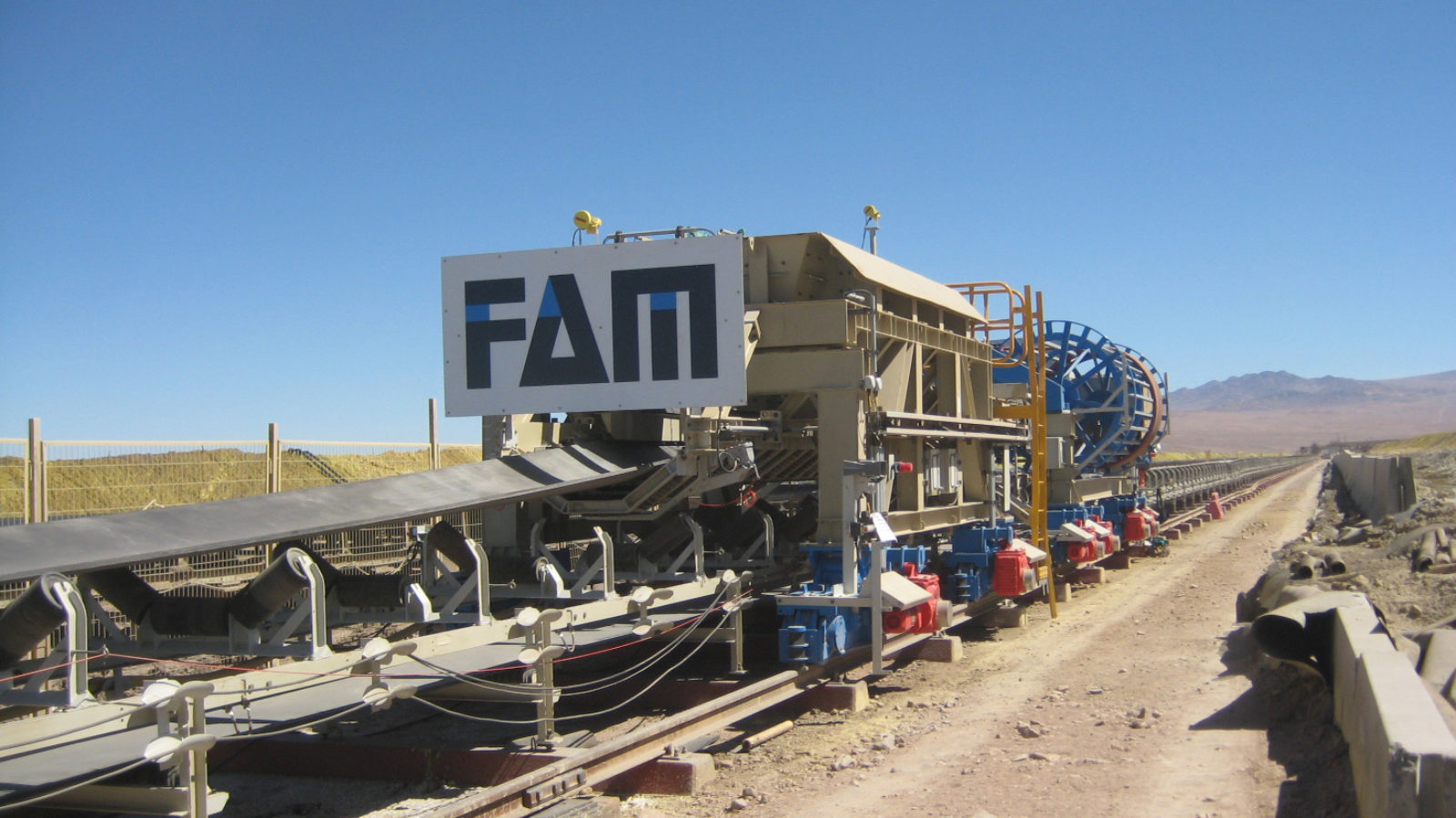 FAM Cable Reel Cars for Mining | BEUMER Group