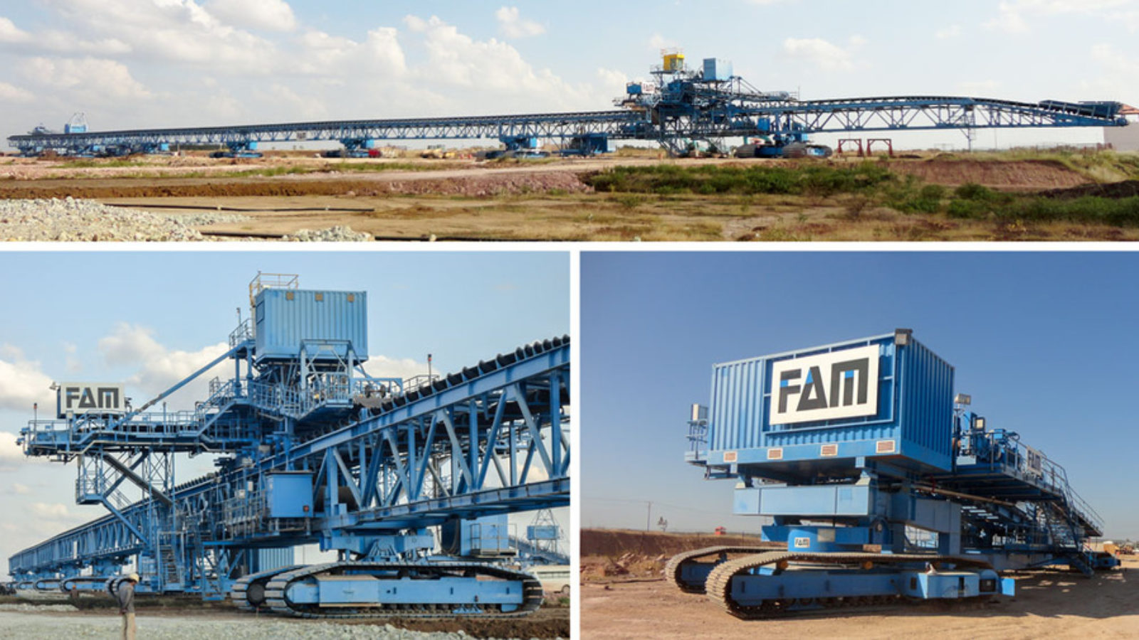 FAM Crawler-Mounted Conveyor Bridges | BEUMER Group