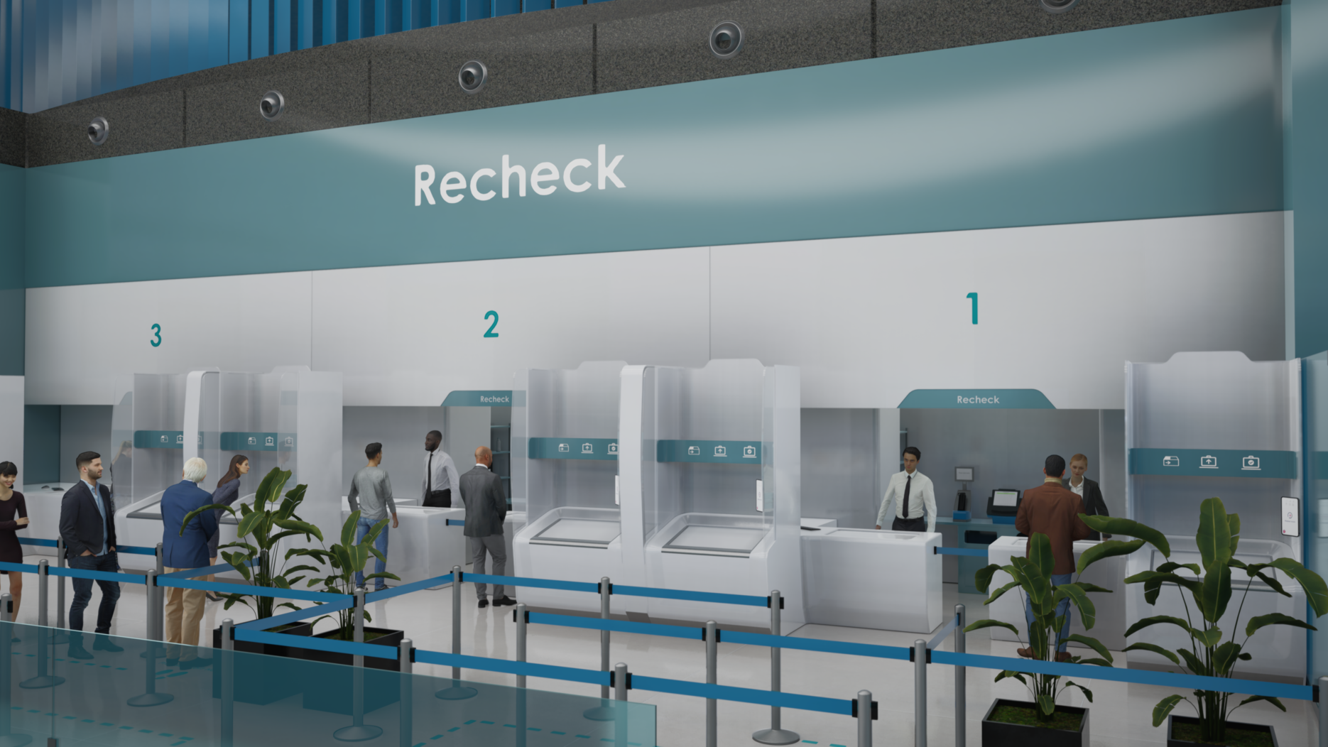 Sectro Self-service Security Screening | BEUMER Group