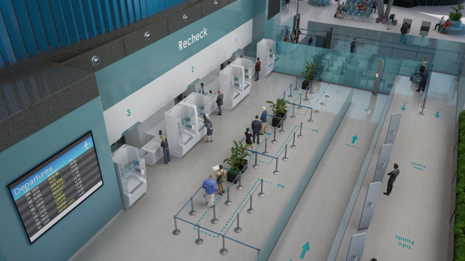 Sectro Self-service Security Screening | BEUMER Group